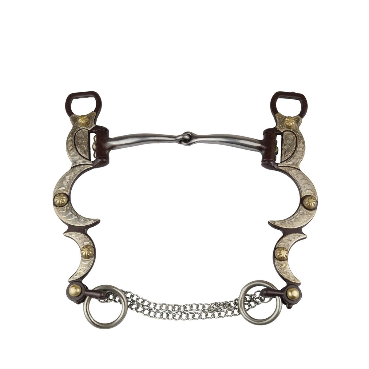 Snaffle Bit with Shanks - Silver Moon – Peppys-Western-Shop